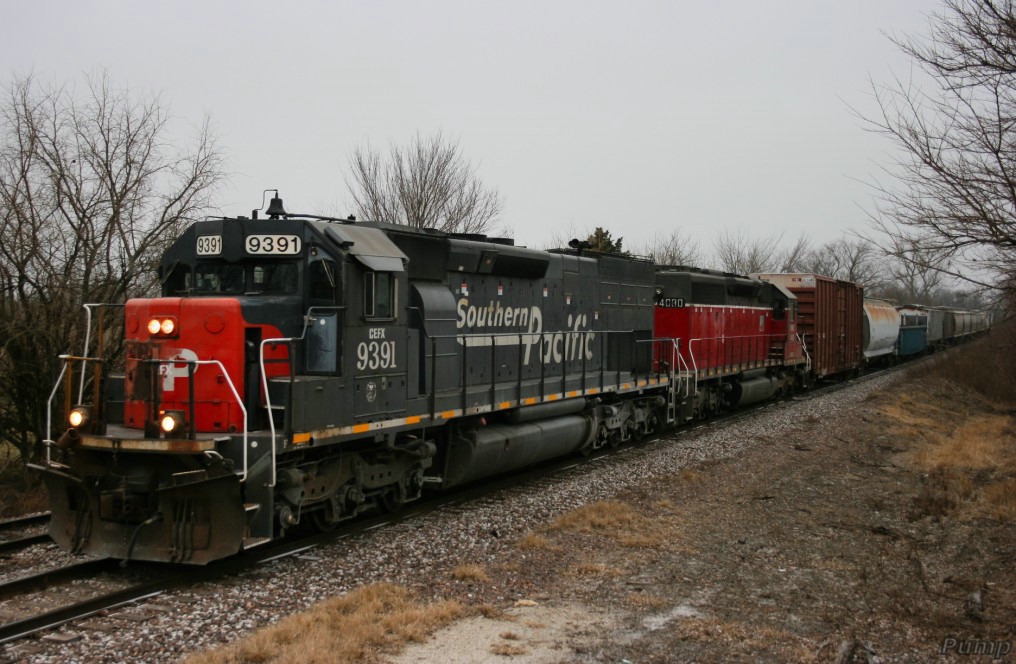 Tied Down Northbound MNA Manifest Train